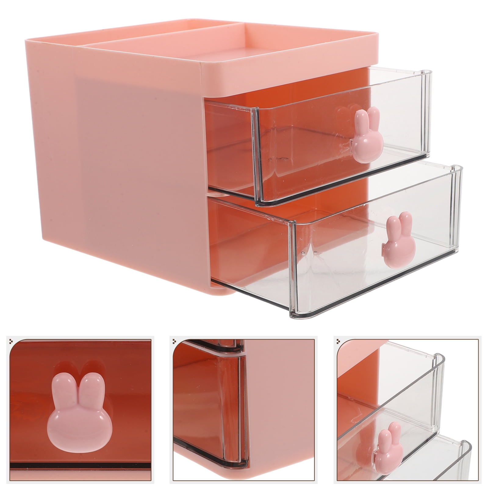 GAXIRE 1Pack Multi-Desktop Storage Organizer with Drawers for Women ...