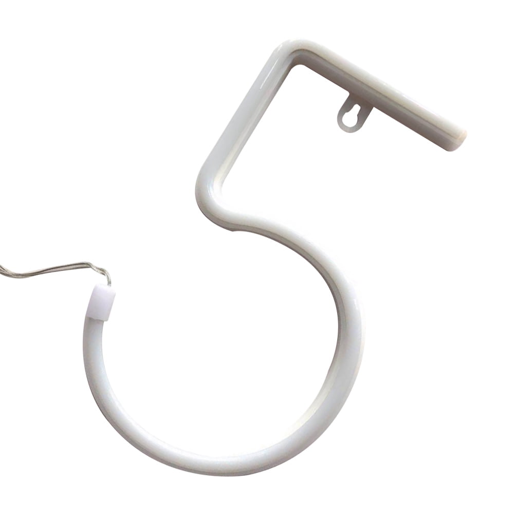 GAXIRE 1Pack Number 5 Shape Lighted Numbers for Event Planners 8.6 x 5. ...