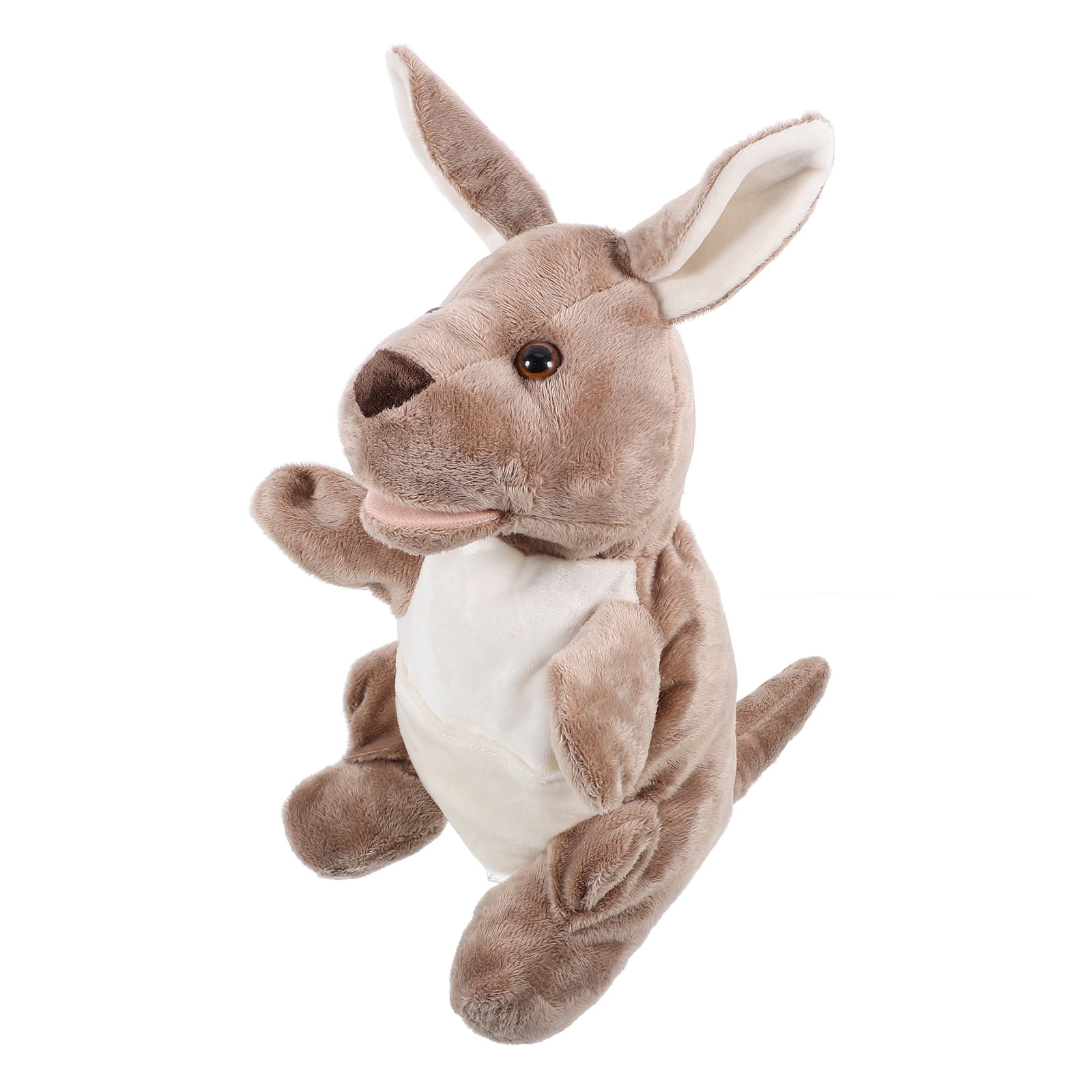 GAXIRE 1Pack Parent-child Interactive Toy Hand Puppet Grey Color PP ...