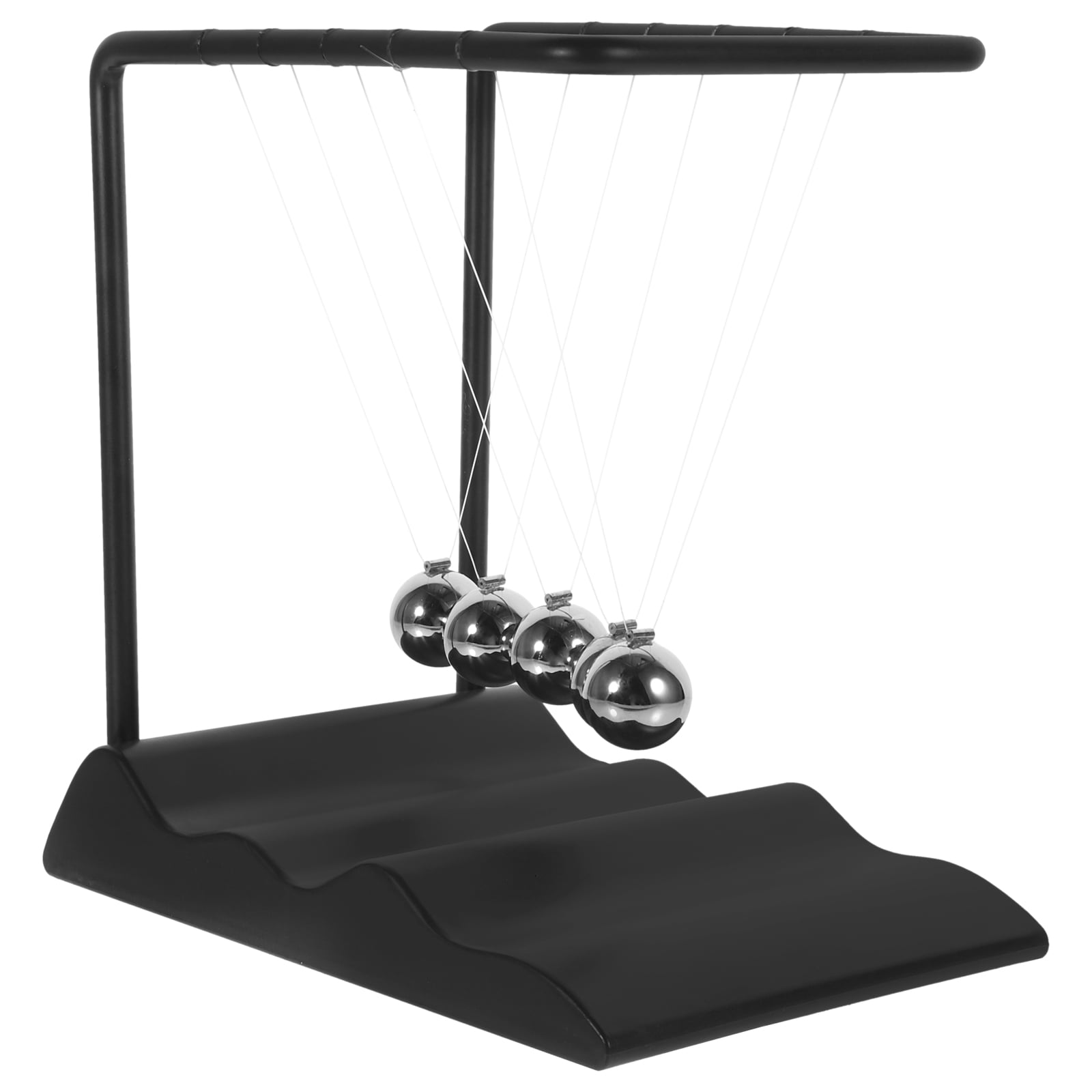 GAXIRE 1Pack Pendulum Balls for Home and Office Use Black Iron PP ...