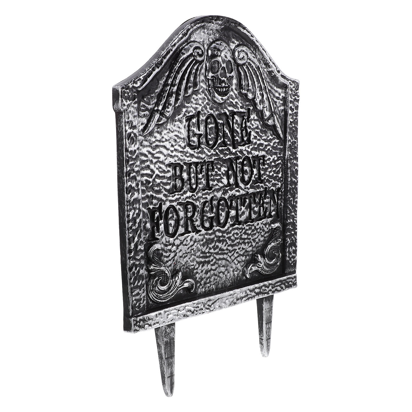 GAXIRE 1Pack Tombstone Shape Grave Markers With Scary Decor For Event ...