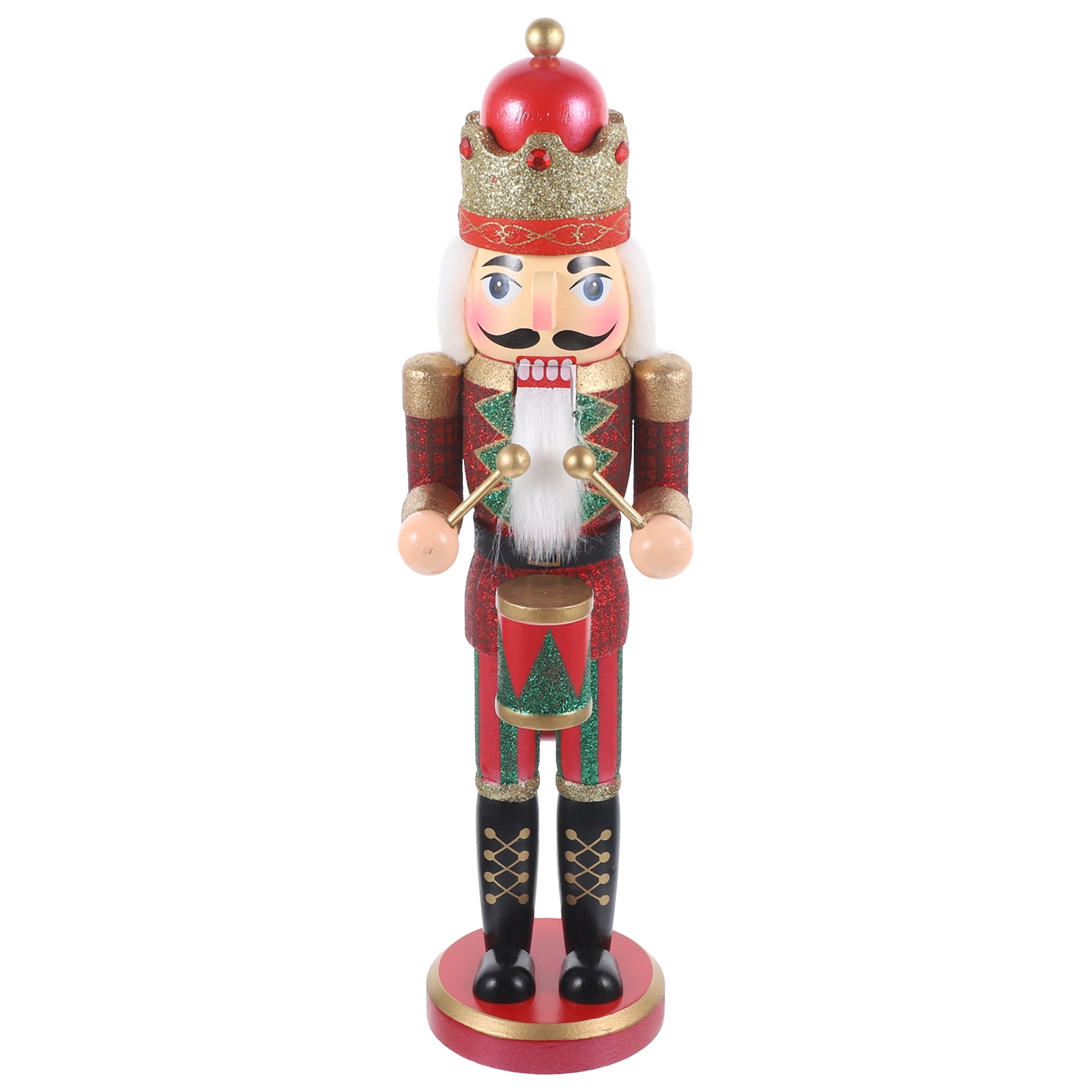 GAXIRE Wooden Desktop Nutcracker Ornament Christmas Table Decoration ...
