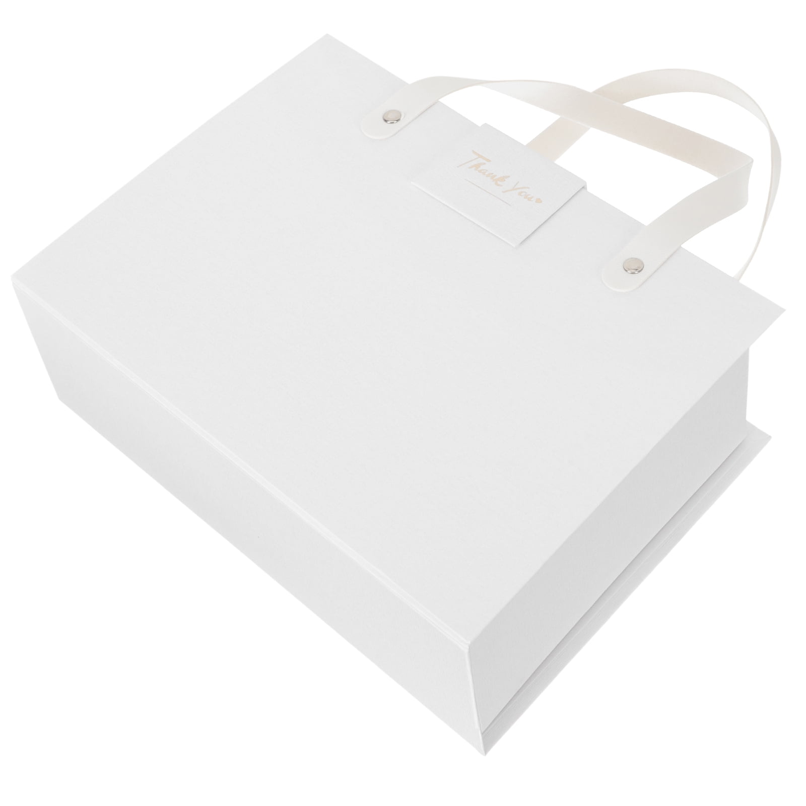 GAXIRE Magnetic Flap Box Gift Box White Composite Material 1Pack ...