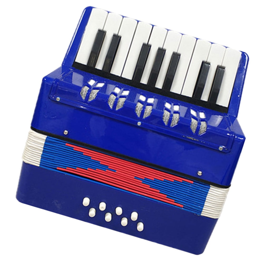 GAXIRE 1Pc Blue Plastic Accordion for Children Musical Instrument ...
