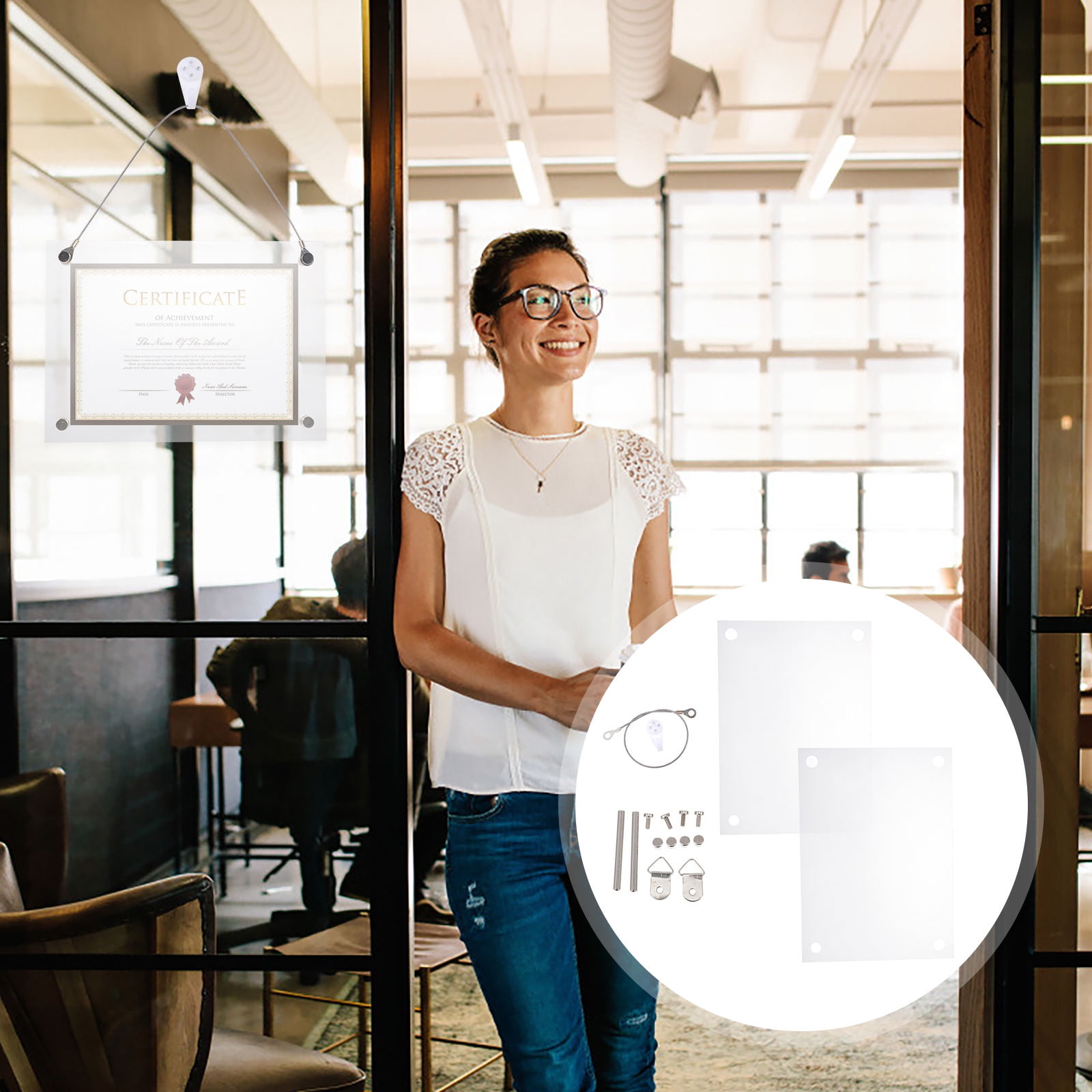 GAXIRE 1Pc Photo Frame Photo Display Board Transparent Frame Acrylic ...