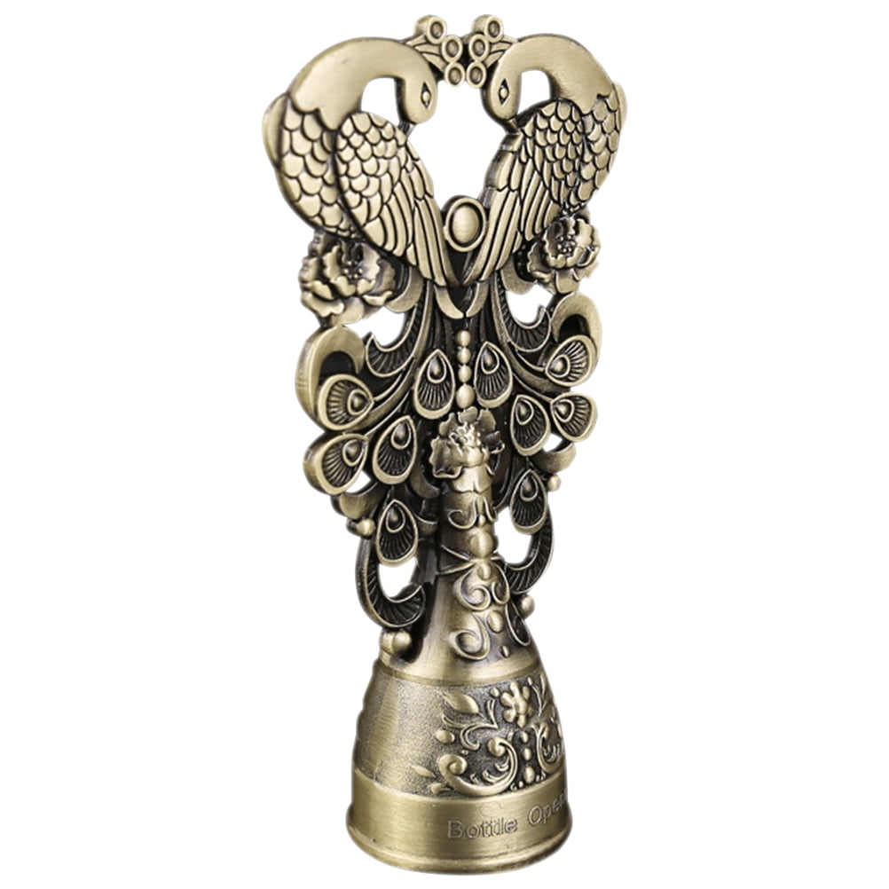 GAXIRE 1Pcs Cool Metal Soda Opener With Peacock Design For Beer ...