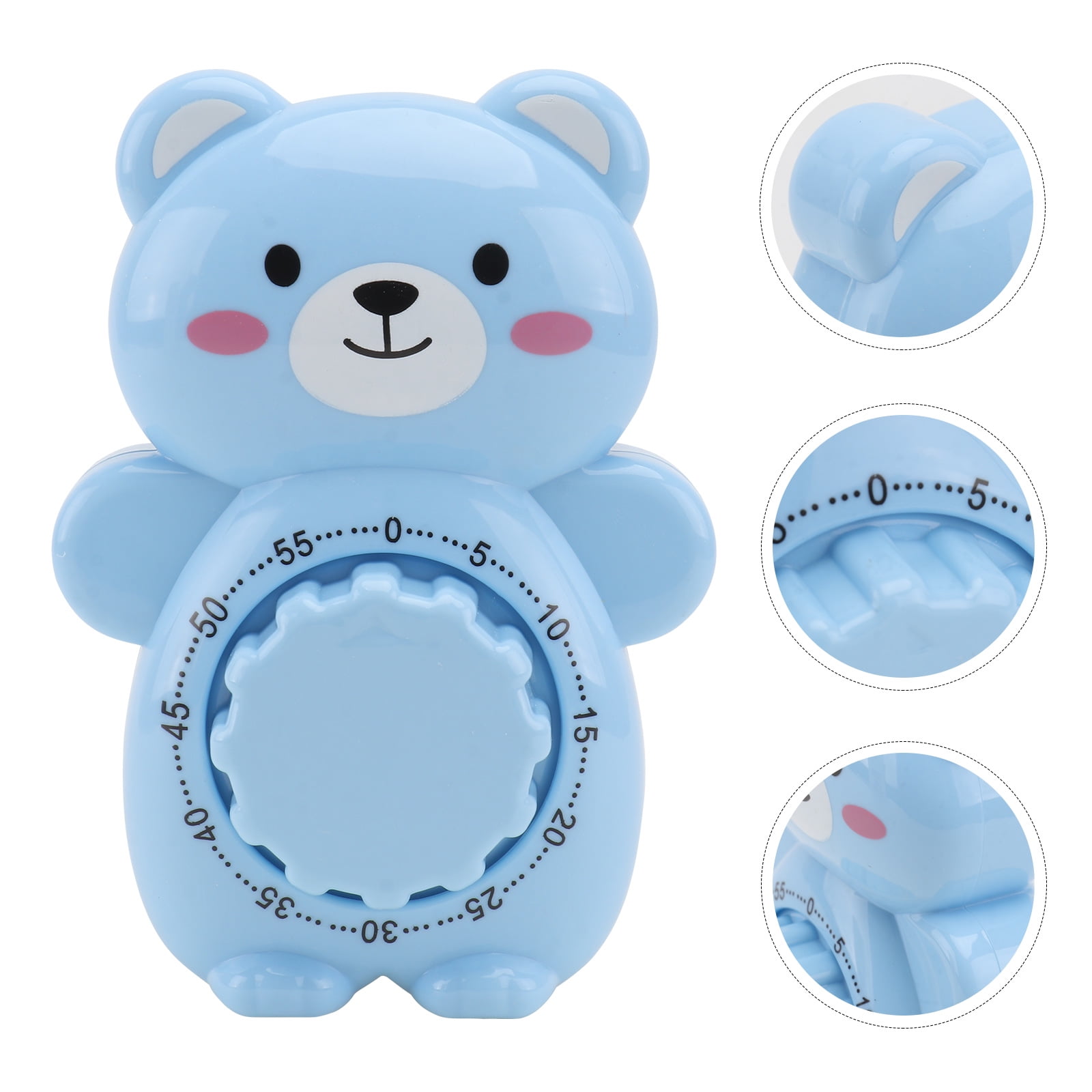 GAXIRE Cute Bear Shaped Kitchen Timer with Button , Easy Use Kitchen ...