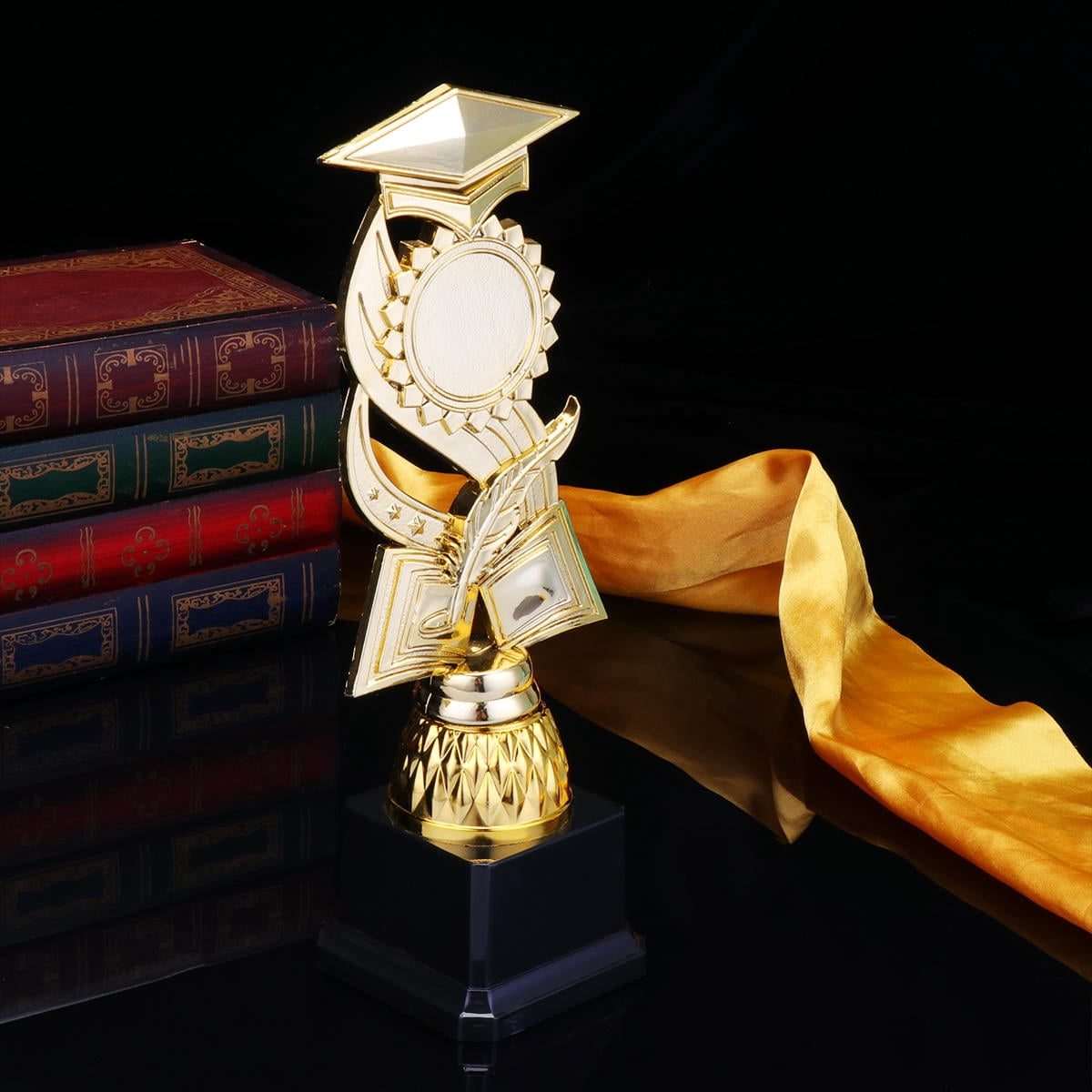 GAXIRE 1Pcs Golden Cup Shape Doctor Hat Design Plastic Award Trophy for ...
