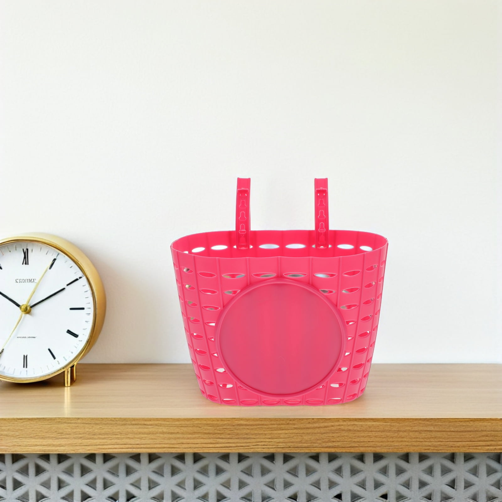 GAXIRE Bike Basket Pink Plastic 1Pack Scooter Basket Girls - Walmart.com