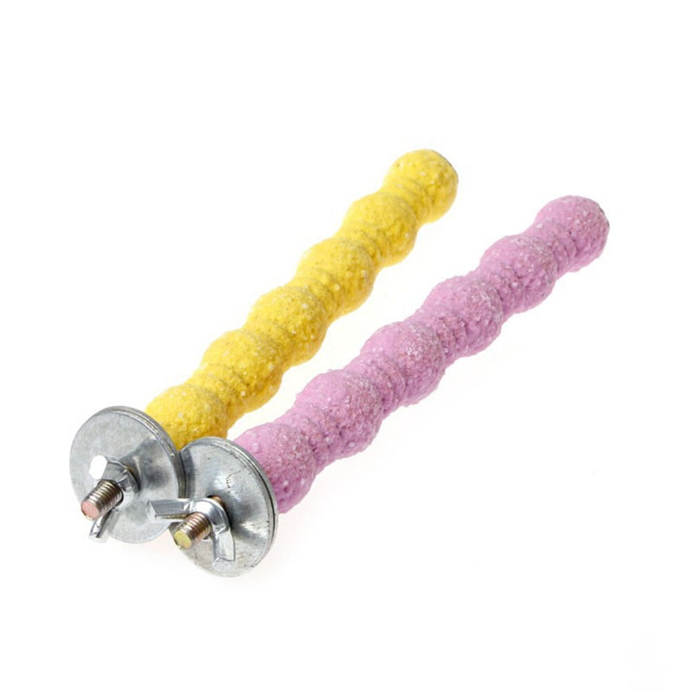 GAXIRE Pet Perch Wood Stand Toy Bird Perches Stand Bamboo 1Pcs for ...