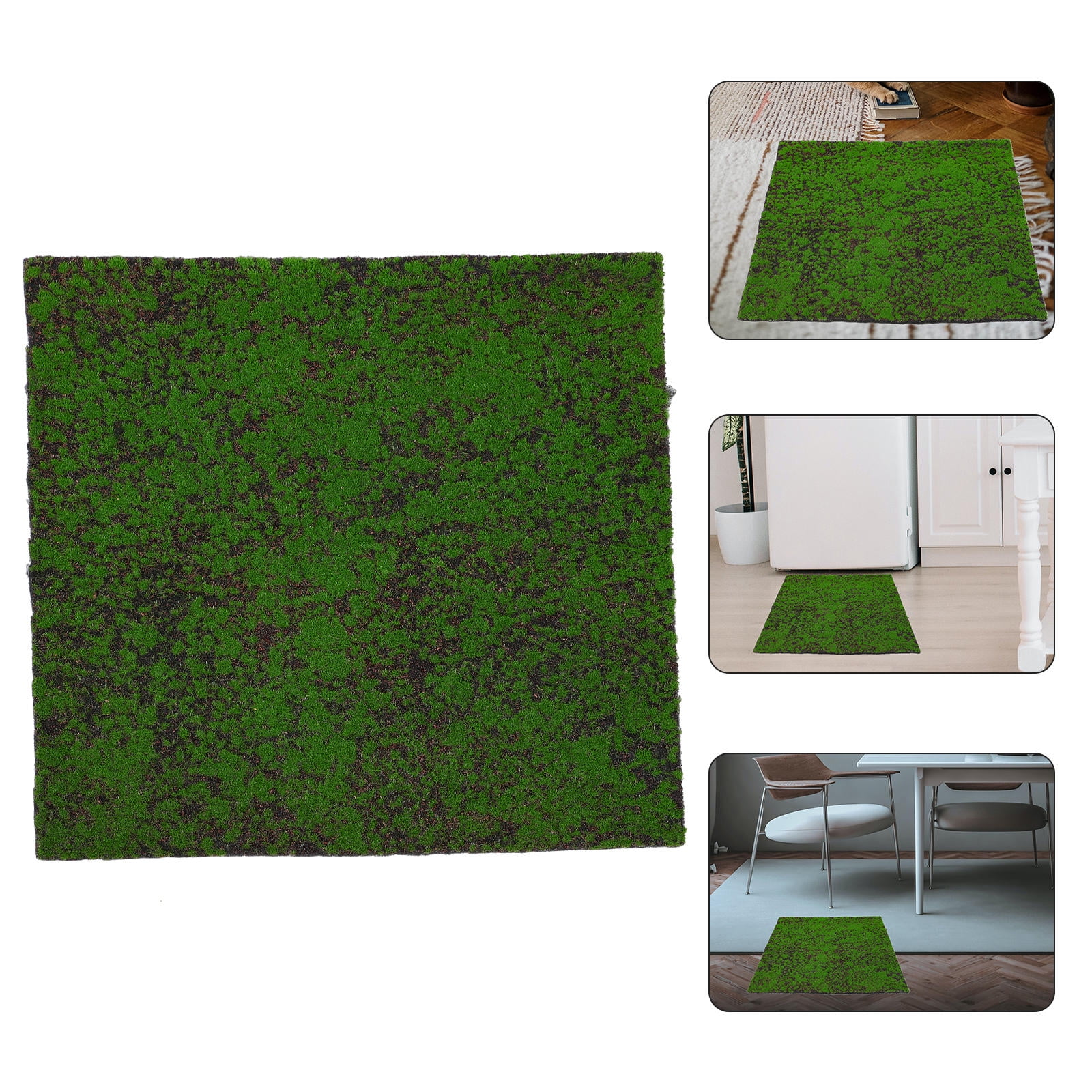 GAXIRE 1Set Artificial Moss Mat 50X50CM Flocking Foam Material for ...
