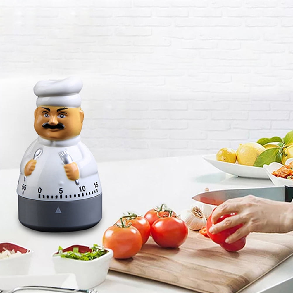 GAXIRE 1Set Cartoon Chef Design Kitchen Timer for Homeowners Cooking ...