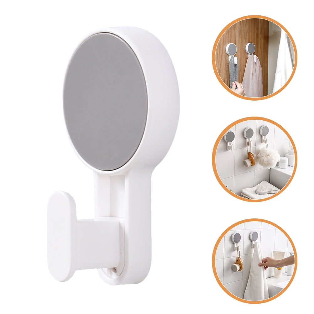 GAXIRE 1Set Coat Hooks 10.5X6CM Abs Material for Towel Storage Bathroom ...