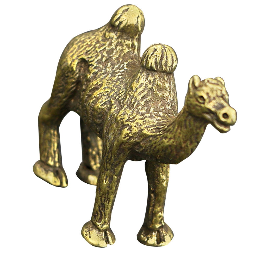 GAXIRE 1Set Copper Statue Shape Figurine Golden For Art Collectors Home ...