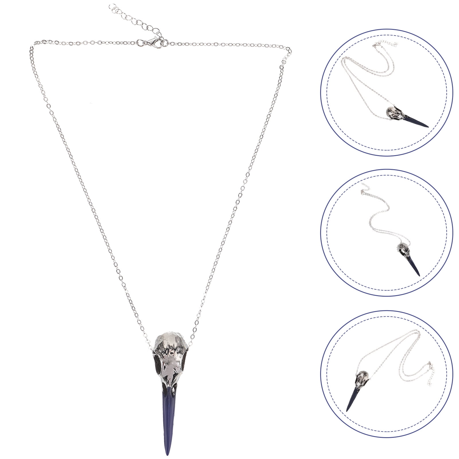 GAXIRE 1Set Crow Charms Gothic Accessories for Women and Men Costume ...