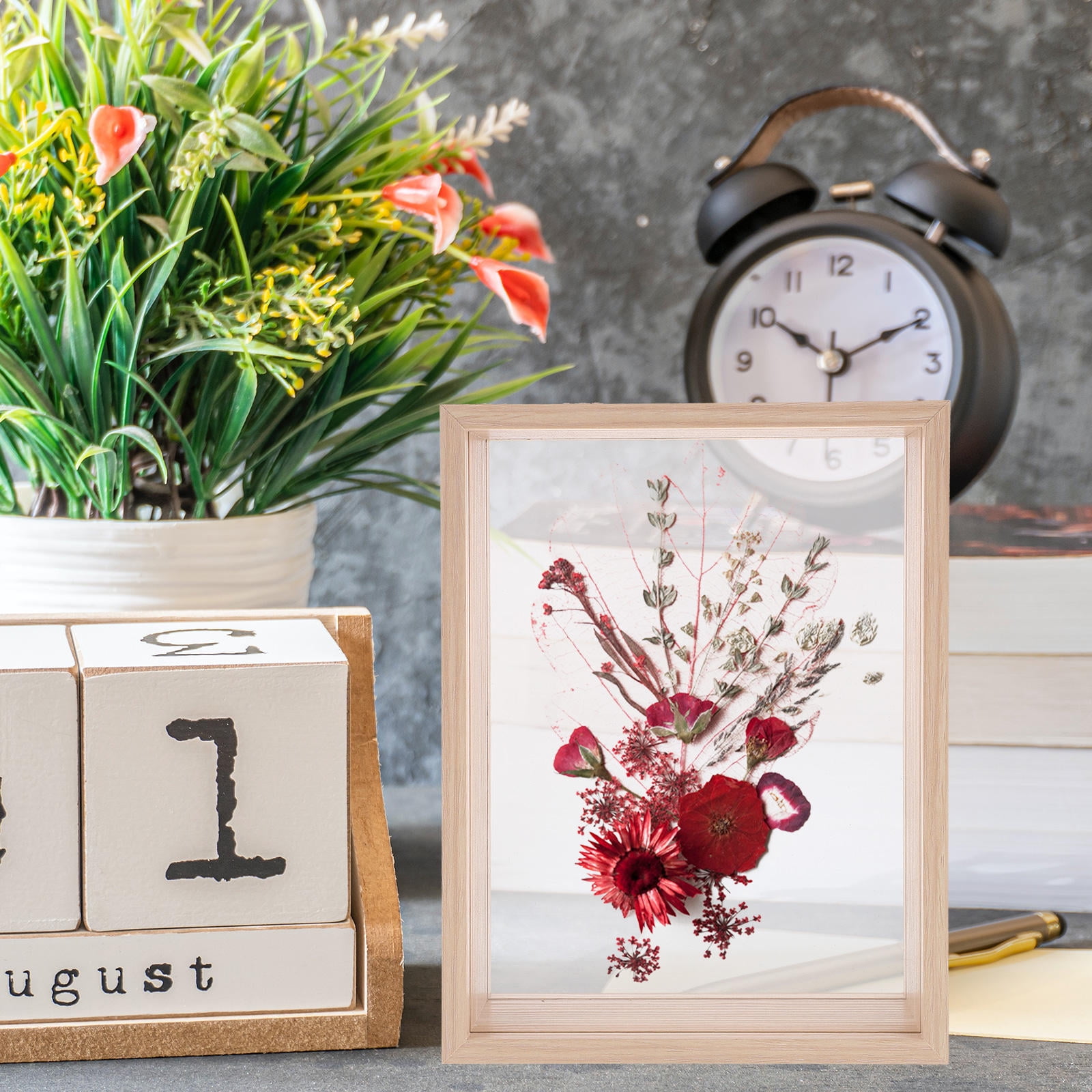 GAXIRE Wall Hanging Shadow Box Display Frame Vintage Style Assorted ...