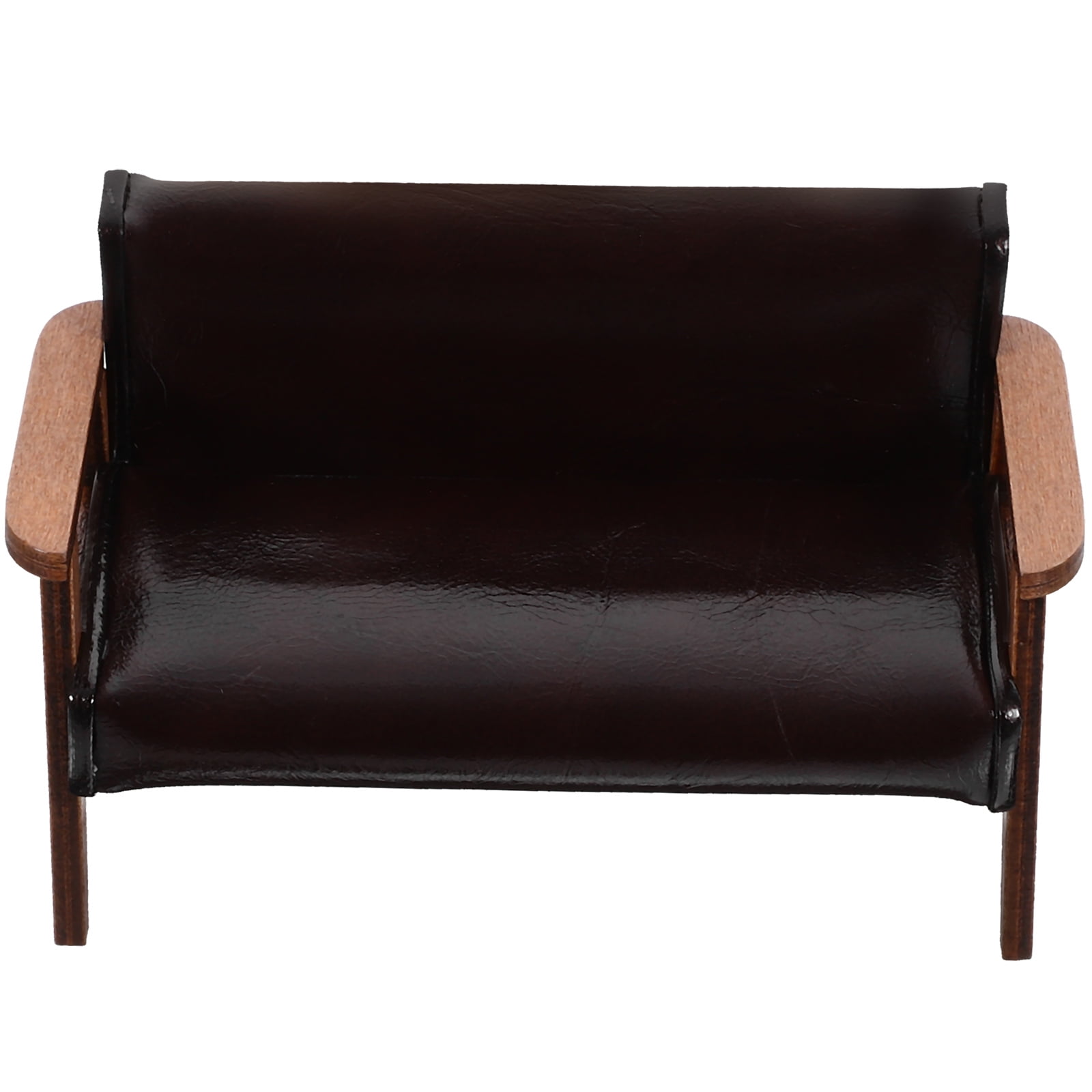 GAXIRE Small Sofa Chair Black Wood 1Set - Walmart.com