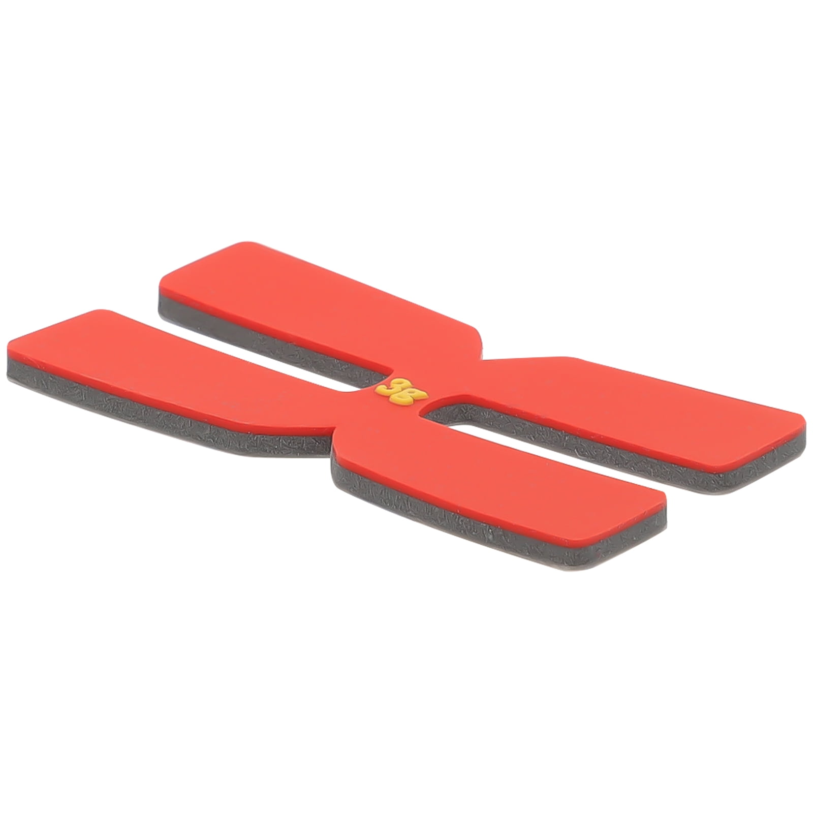 GAXIRE 1Set Silicone Pad for Racket Weighting in Red and Fluorescent ...