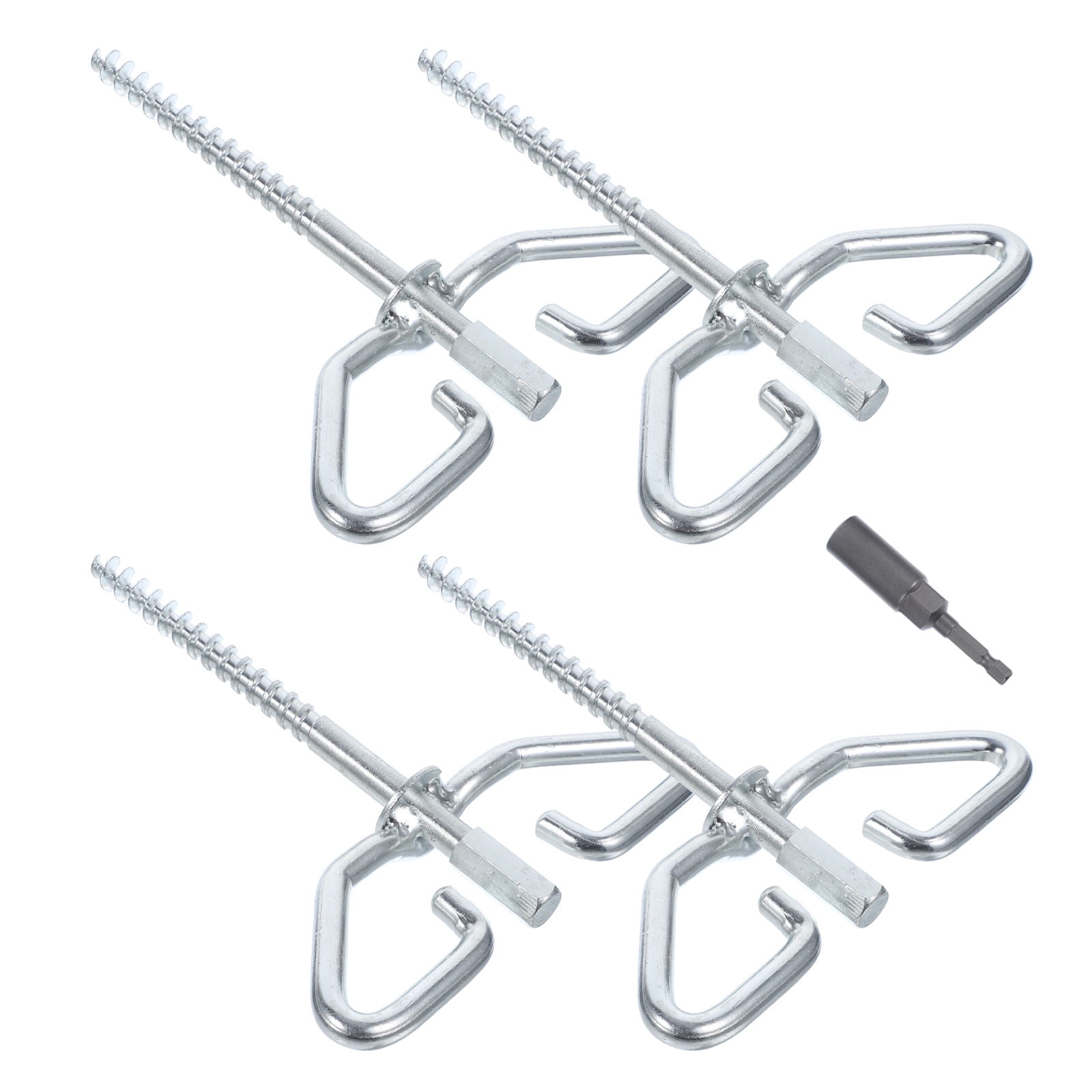 GAXIRE Ice Fishing Shelter Anchor Set, Tent Stakes, Lightweight, Strong ...