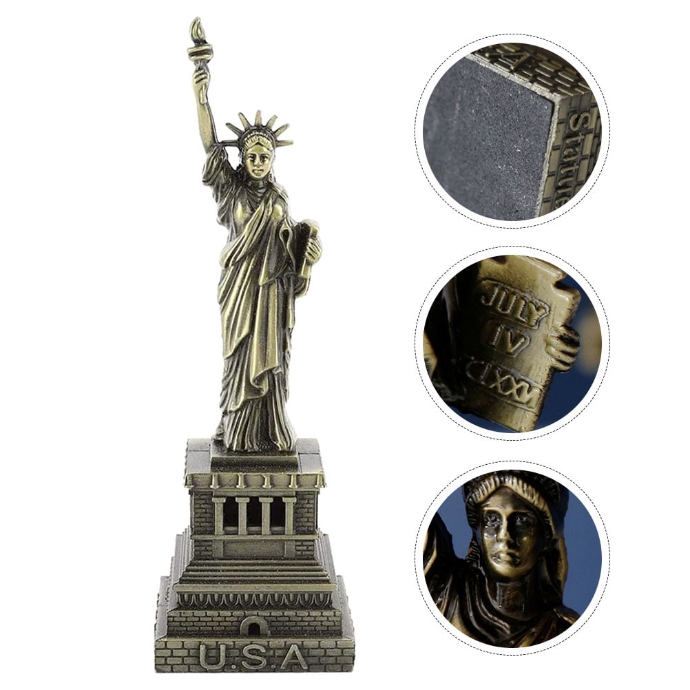 GAXIRE 1Set Statue Of Liberty Model Process Metal Tabletop Statue For ...