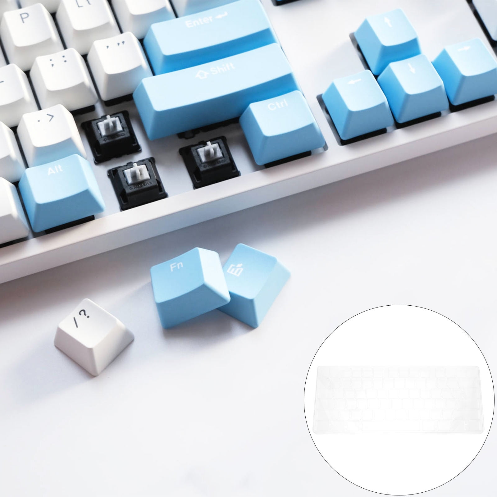 GAXIRE 1Set Storage Box Keyboard Keycap Organizer Portable Rectangular ...