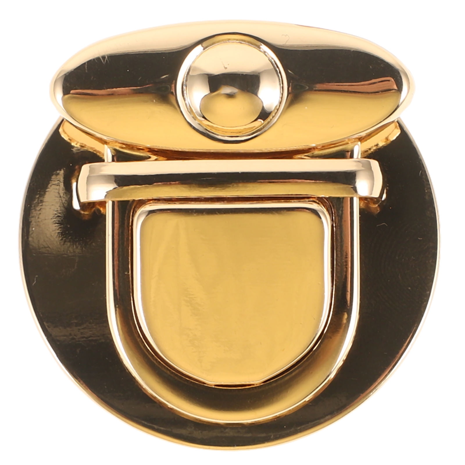 GAXIRE 1Set Tuck Lock Clasp Metal Bag Accessory Lock Buckle Golden ...