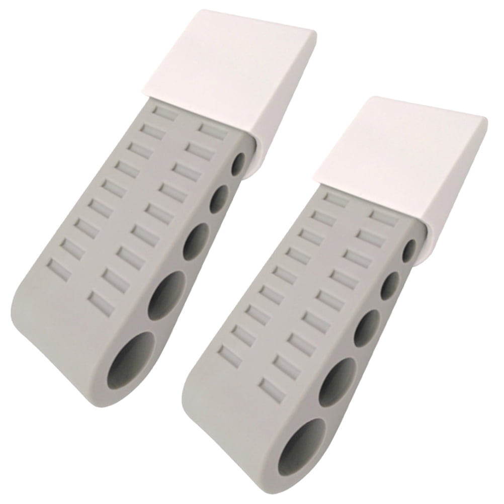 GAXIRE 2 Set Safety Door Stopper Portable Wedge Door Stops White for ...