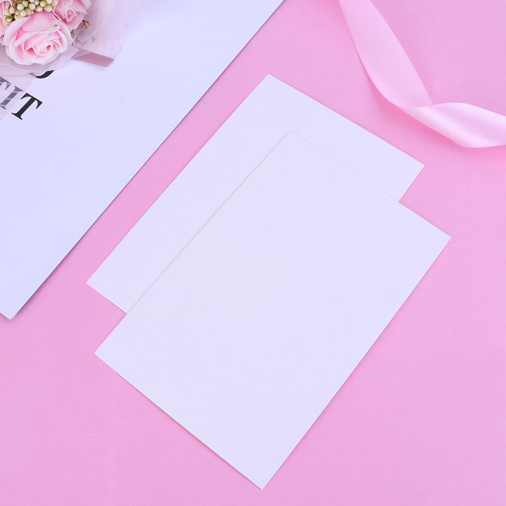 GAXIRE 200Pcs Blank White Postcards for Art Projects, Craft Supplies ...