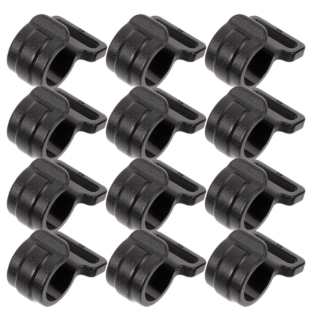 GAXIRE 20PCS Canopy Fixing Clip Plastic Black Tarp Clamps for ...