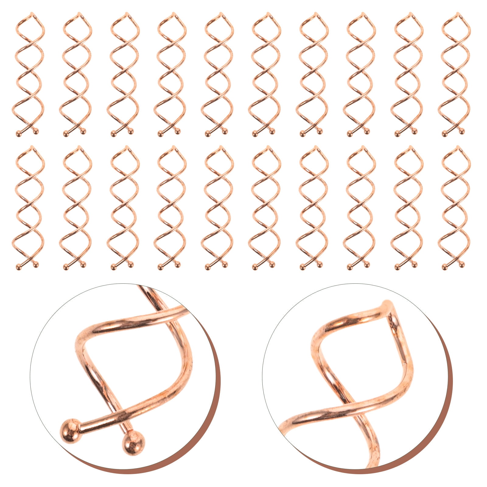 GAXIRE 20Pack Long Hair Pins Spiral Hair Pins for Work Weddings Night ...