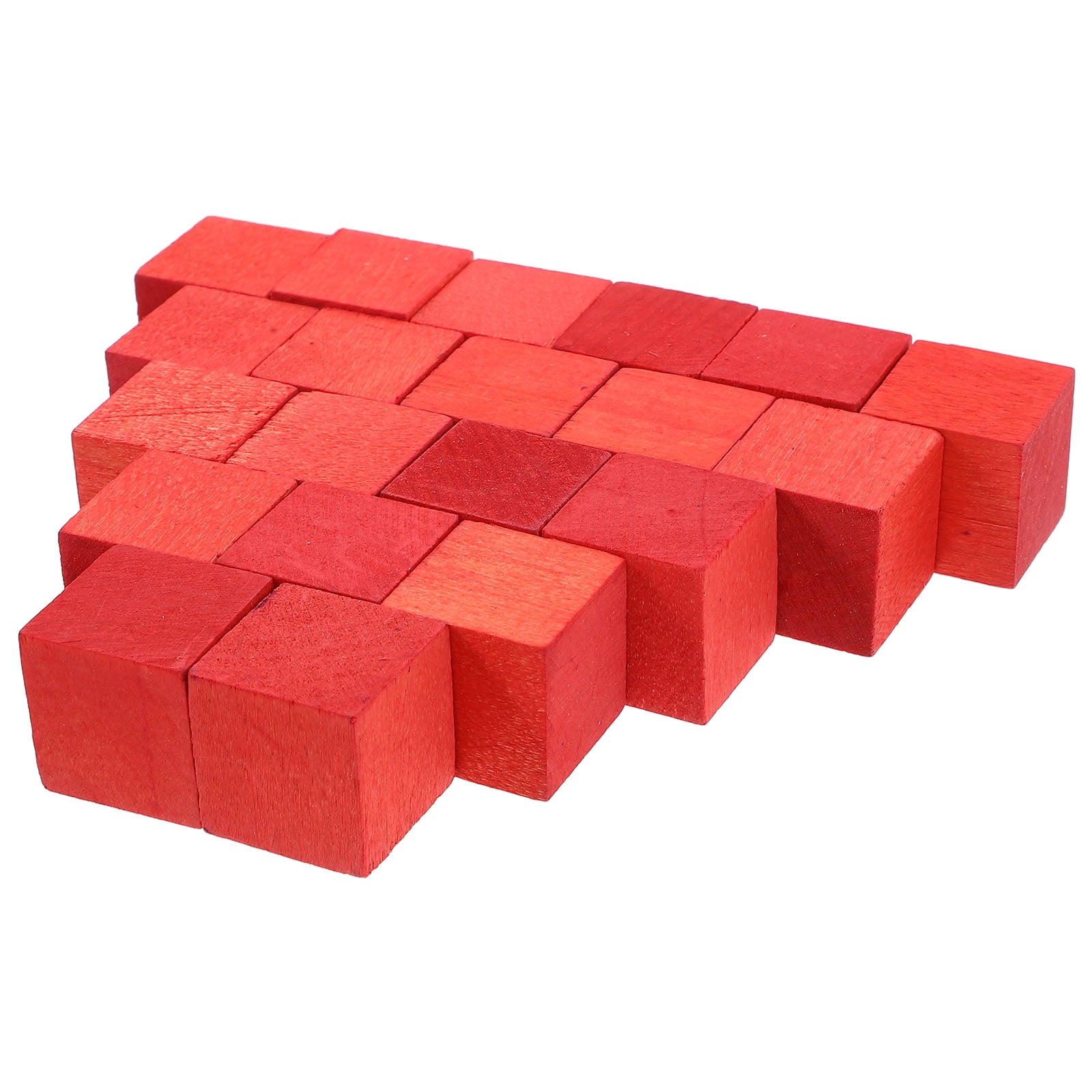 GAXIRE 20Pcs Building Square for Diy Enthusiasts Red Craft Supply ...