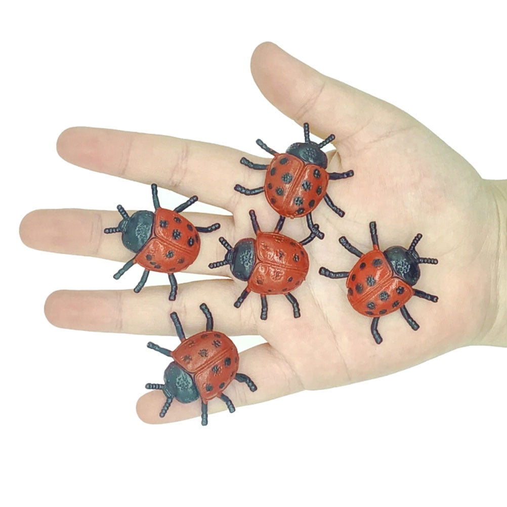 GAXIRE 25Pack Little Ladybug Toys Environmental Safety Material For ...