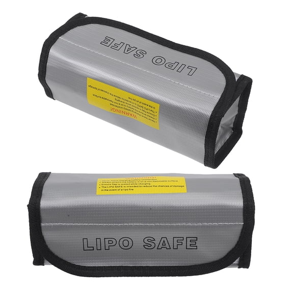 GAXIRE 2PCS Lipo Battery Carrying Case Aluminum Foil for Charging and ...