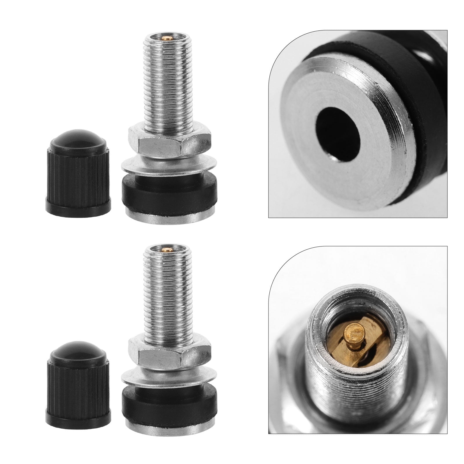 GAXIRE 2Pack Simple Design Valve for Tires Prevent Air Leaks Car ...