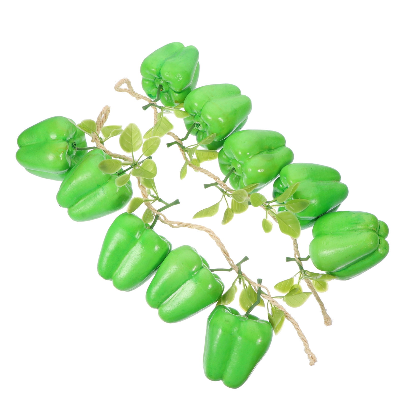 GAXIRE 2Pcs Imitation Pepper Models Bell Shape Foams Realistic Design ...