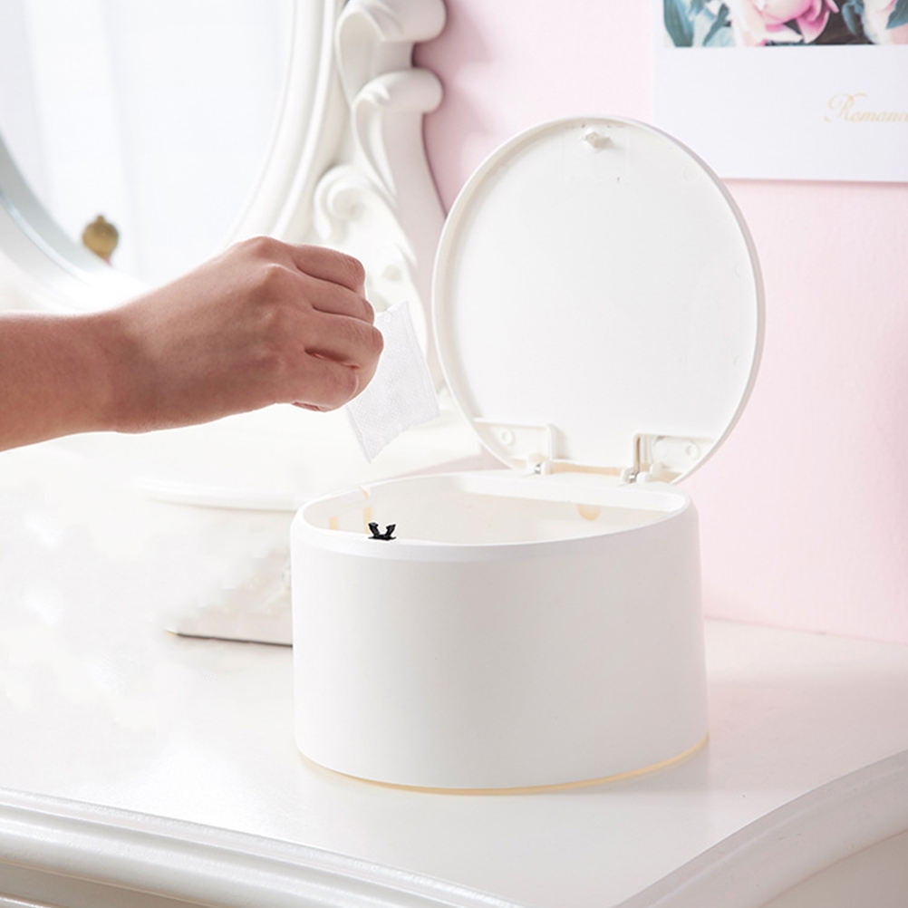 GAXIRE 2Pcs Small Garbage Can Desktop Rubbish Bin for Indoor Use ...