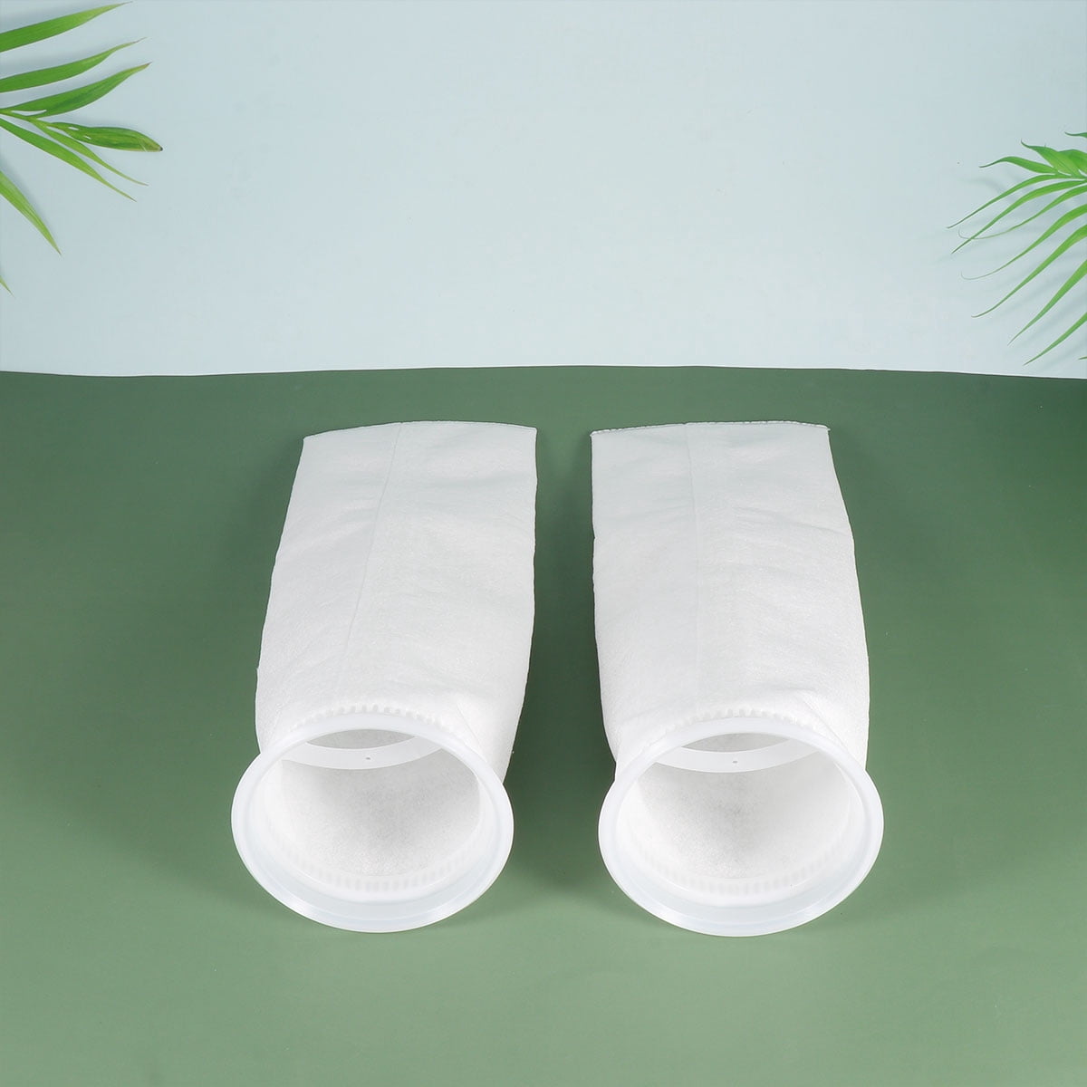 GAXIRE 2Pcs Small Mesh Filter Bag White Filter Media Pouch for Fish ...