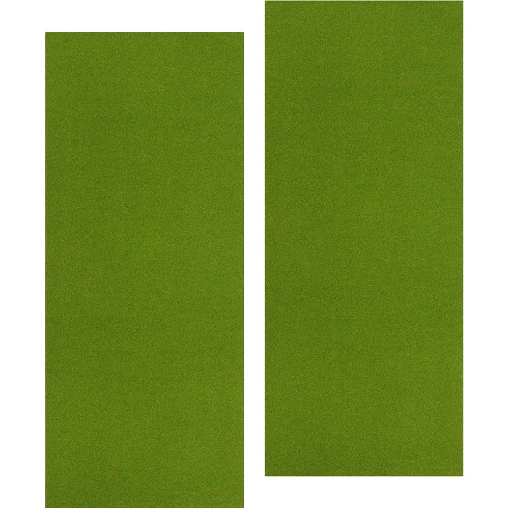 GAXIRE 2Set Green Flocking Lawn Turf Paper for Bedrooms Natural Lawn ...