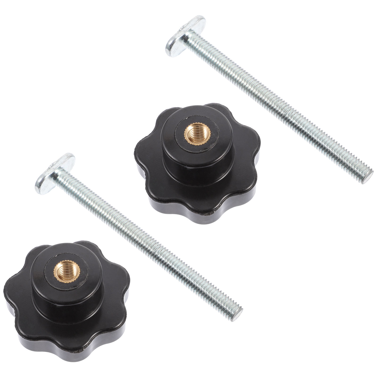 GAXIRE 2Sets T-Shape Down Clamp for T-Slot Clip in Metalworking Black 1 ...