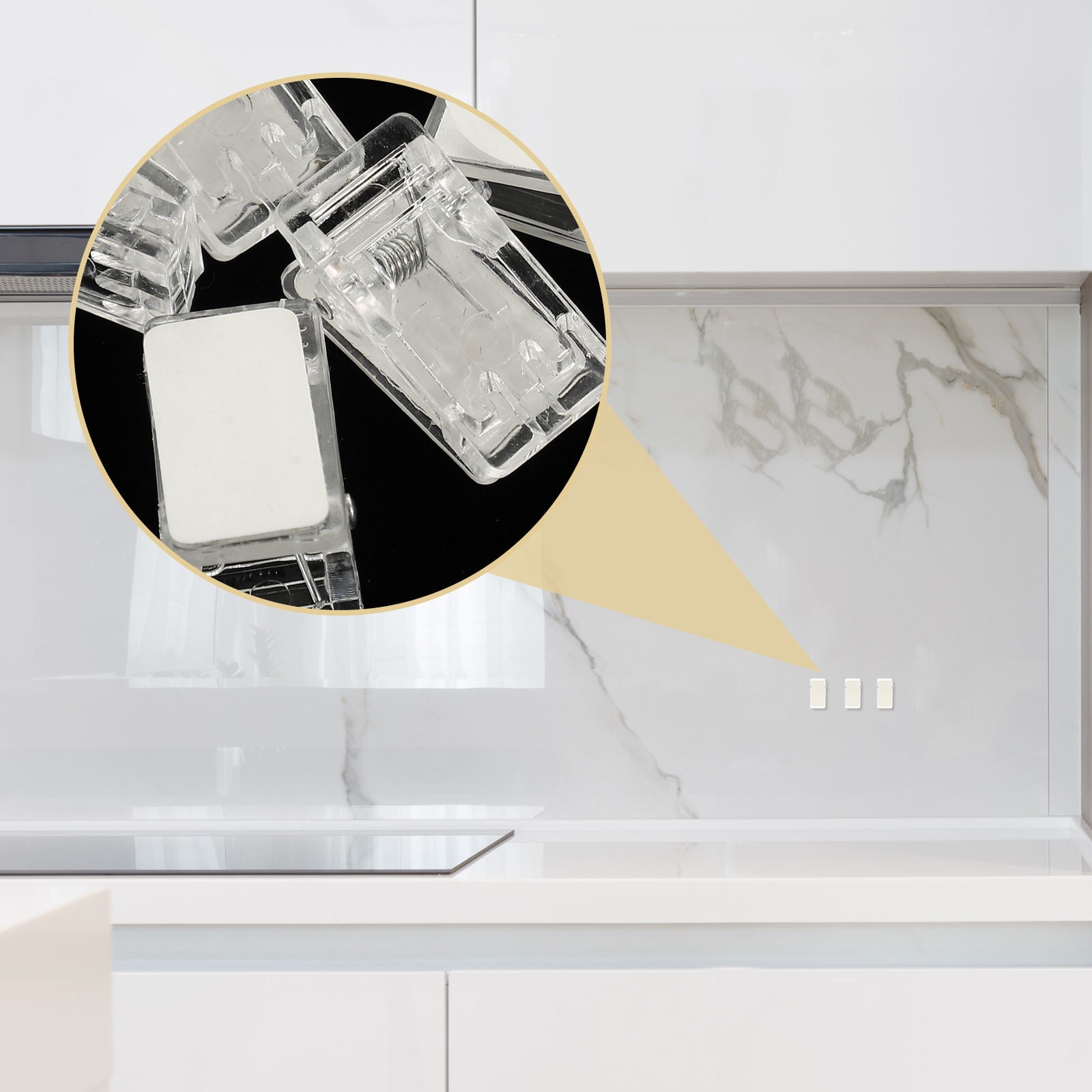 GAXIRE Hanging Clips Small Transparent 30Pcs Wall Clips - Walmart.com