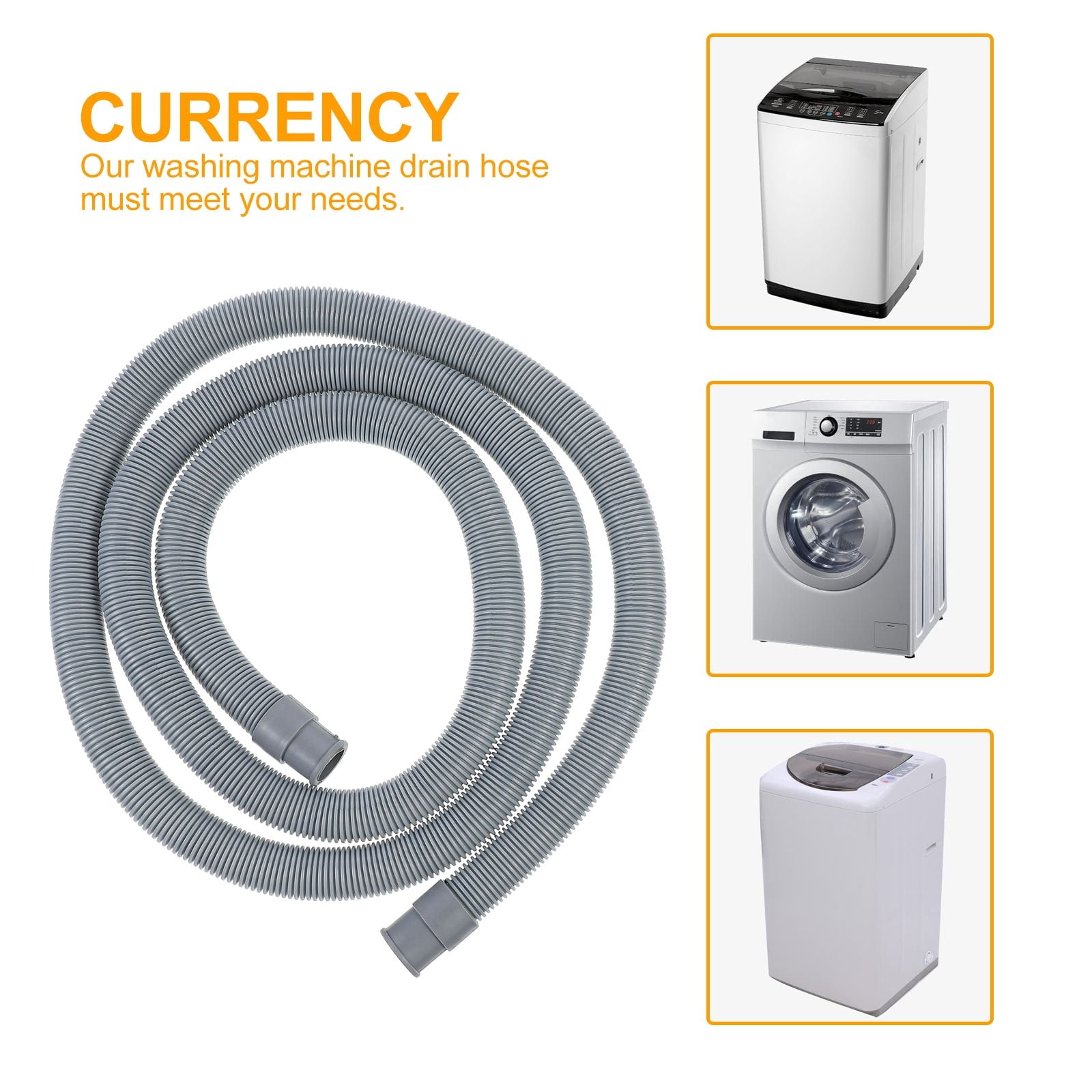 GAXIRE 32Pcs Tube Shaped Flexible Bending Drainage Hose Pipe Extension ...