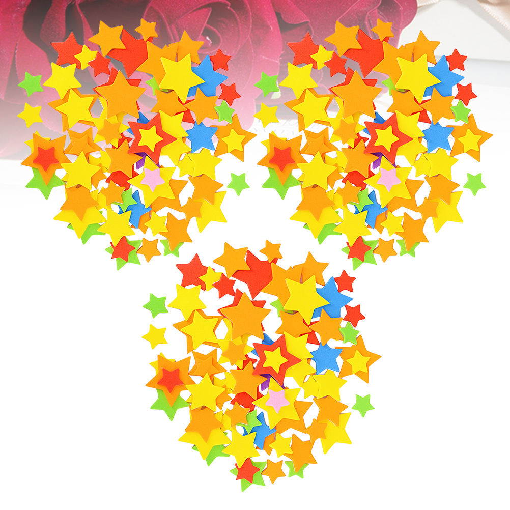 GAXIRE Assorted Color Eva Sponge Stickers Self Adhesive for Scrapbook ...