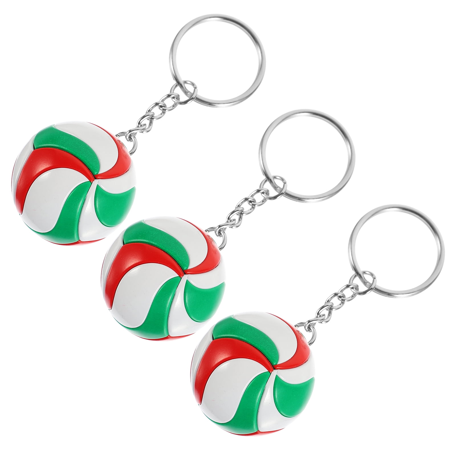 GAXIRE 3-Pack Volleyball Keychains Lightweight Compact Decorative Bag ...