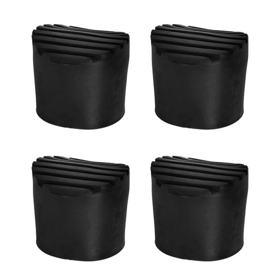 GAXIRE 4Pcs Round Black Rubber Ladder Feet Pads for Non Skid ...