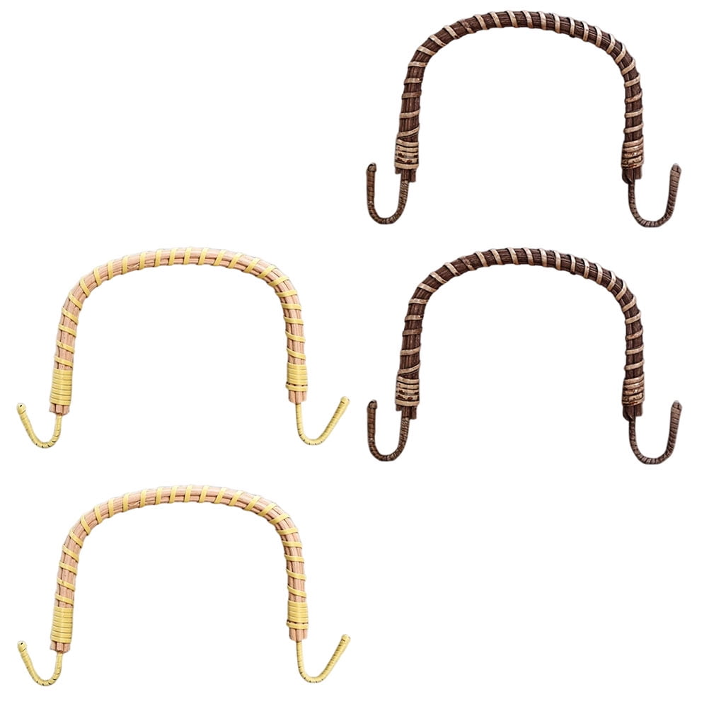 GAXIRE 4Pcs Wire Teapot Handle Rattan Style Curved Kettle Accessories ...