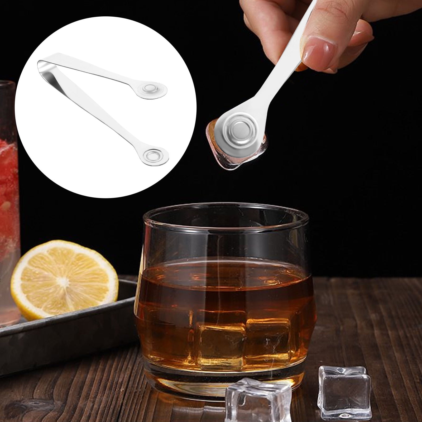 GAXIRE 5 Pcs Stainless Steel Kitchen Cooking Tongs Round Head Safe ...