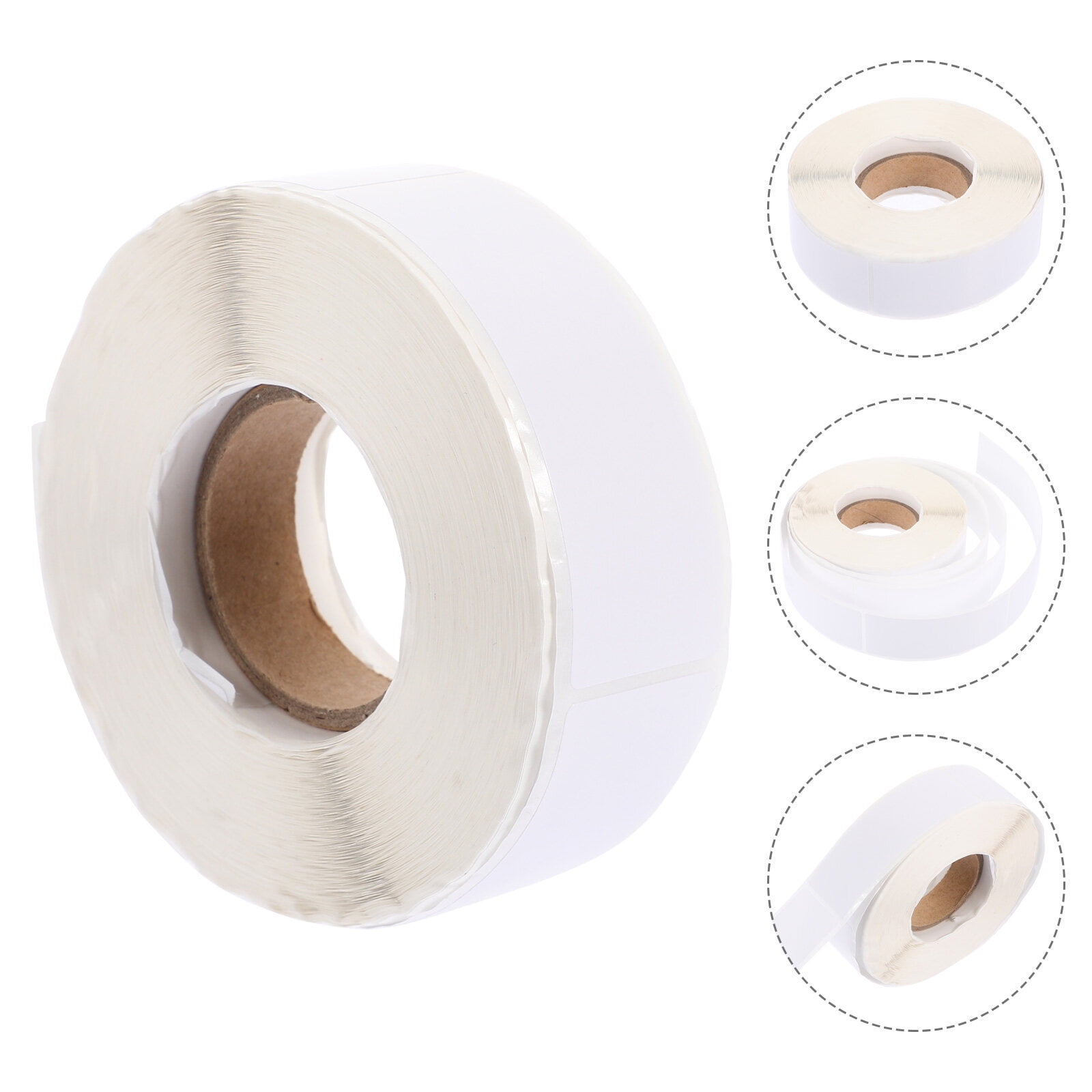 GAXIRE 500Pcs 1 Roll Removable Labels for Food Container Writable ...