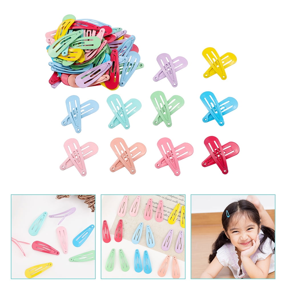 GAXIRE 50Pcs Metal Hair Clips for Girls Non Damaging Easy to Use and ...