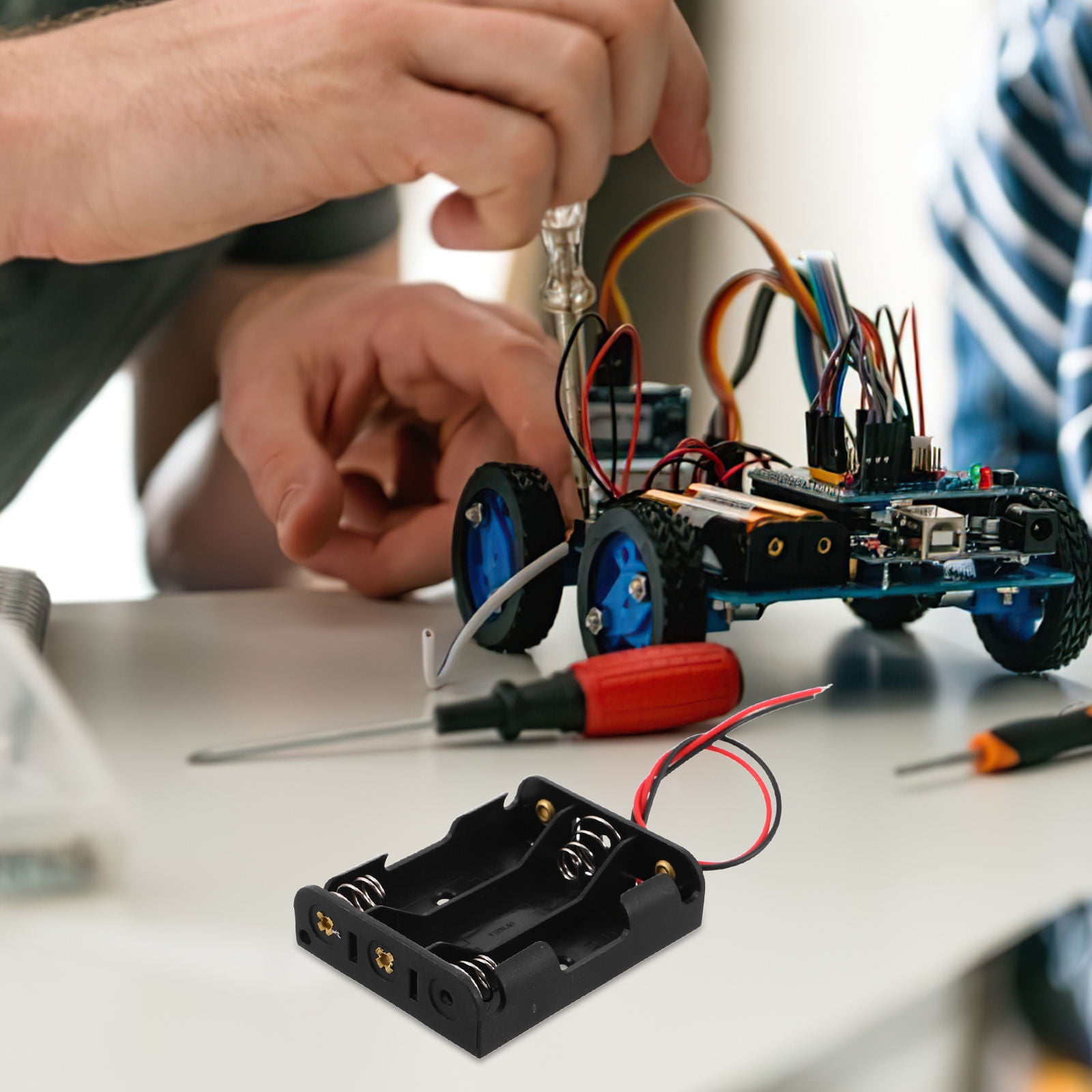 GAXIRE 5Pack Car Battery Plate with Long Wire for Power Supply in Diy ...