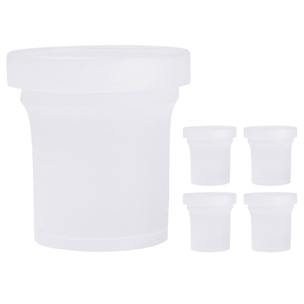 GAXIRE Homemade Food Buckets Transparent Storage Yogurt Bucket 5Pcs ...